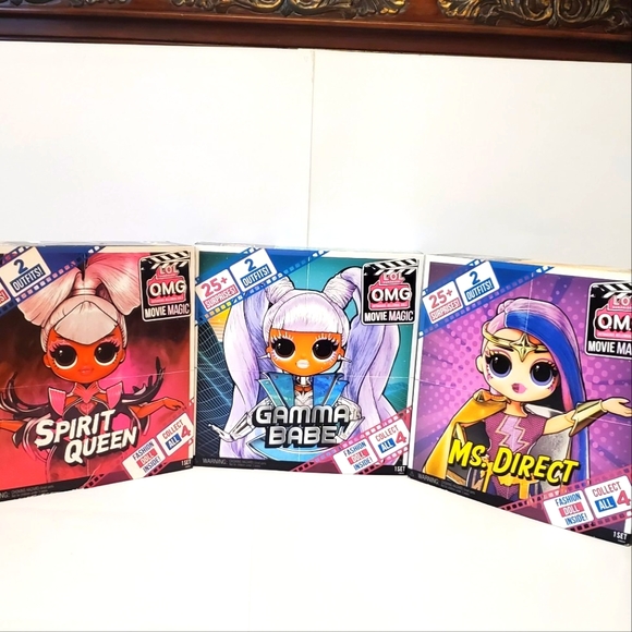 L.O.L. Surprise! | Toys | Pack Of 3 Lol Surprise Omg Movie Magic Gamma ...